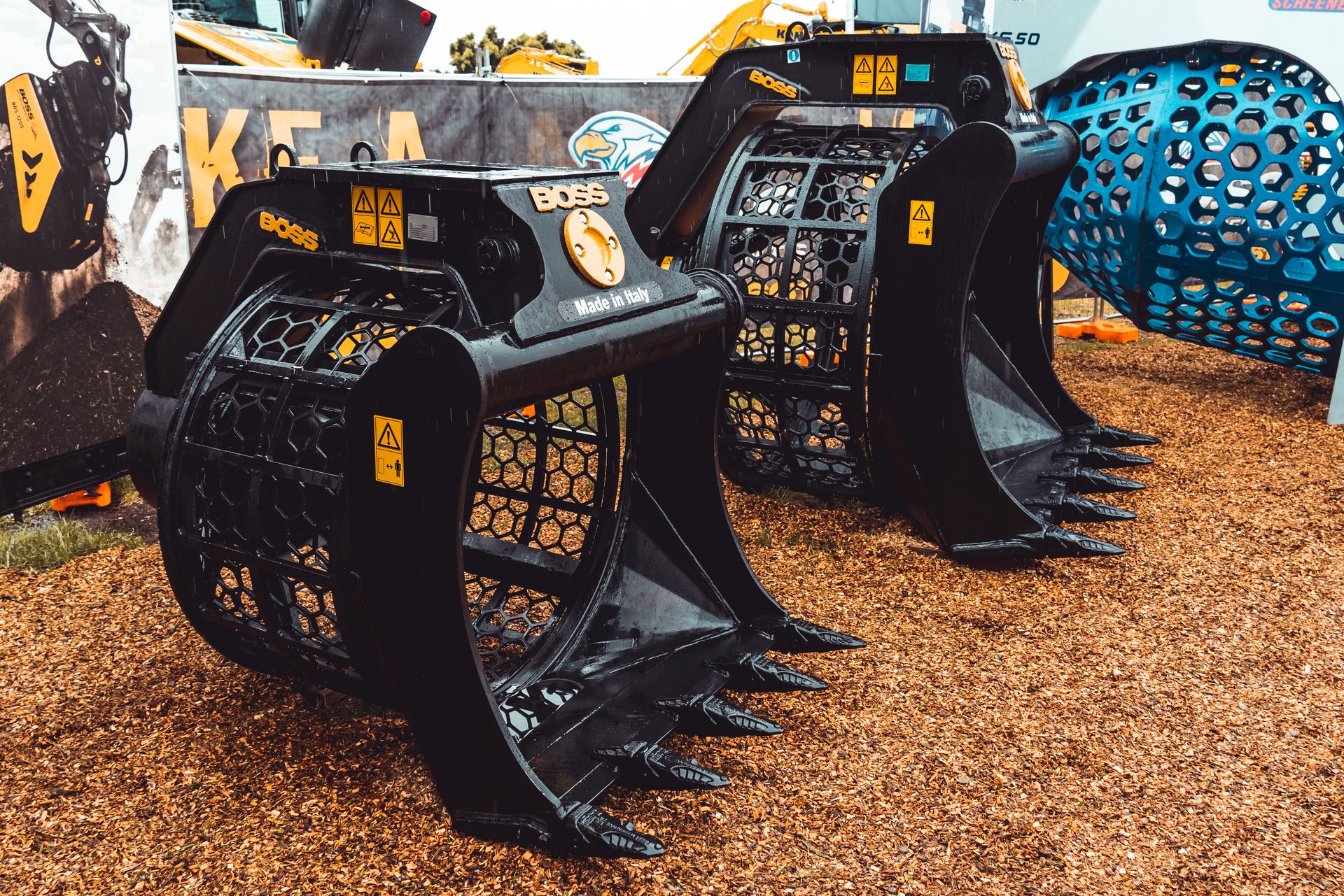 Excavator Rotary Screening Buckets - SHOP NOW